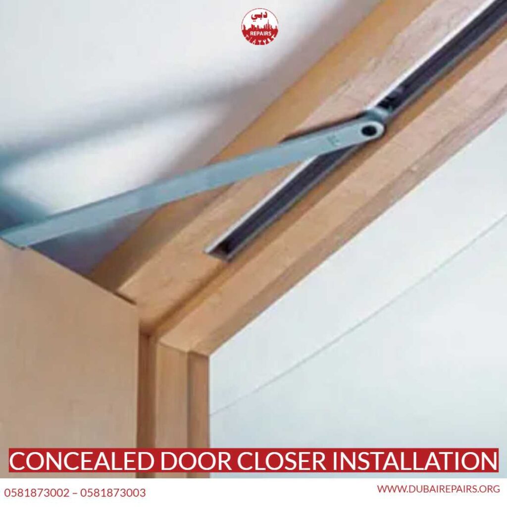 Concealed Door Closer Installation - 0581873002 – 0581873003